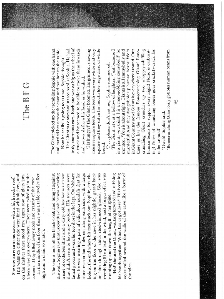 The BFG - Ch. 5 & 6 | PDF