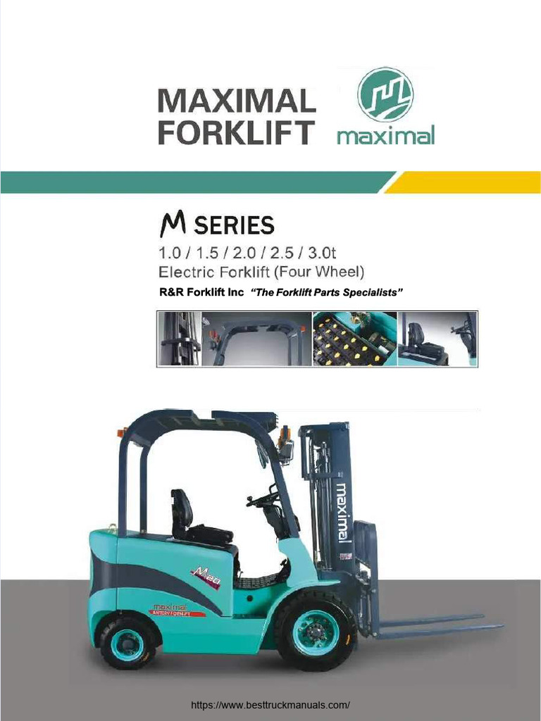 Maximal M-Series 4-Wheel Electric Forklift Trucks Specs PDF | PDF ...