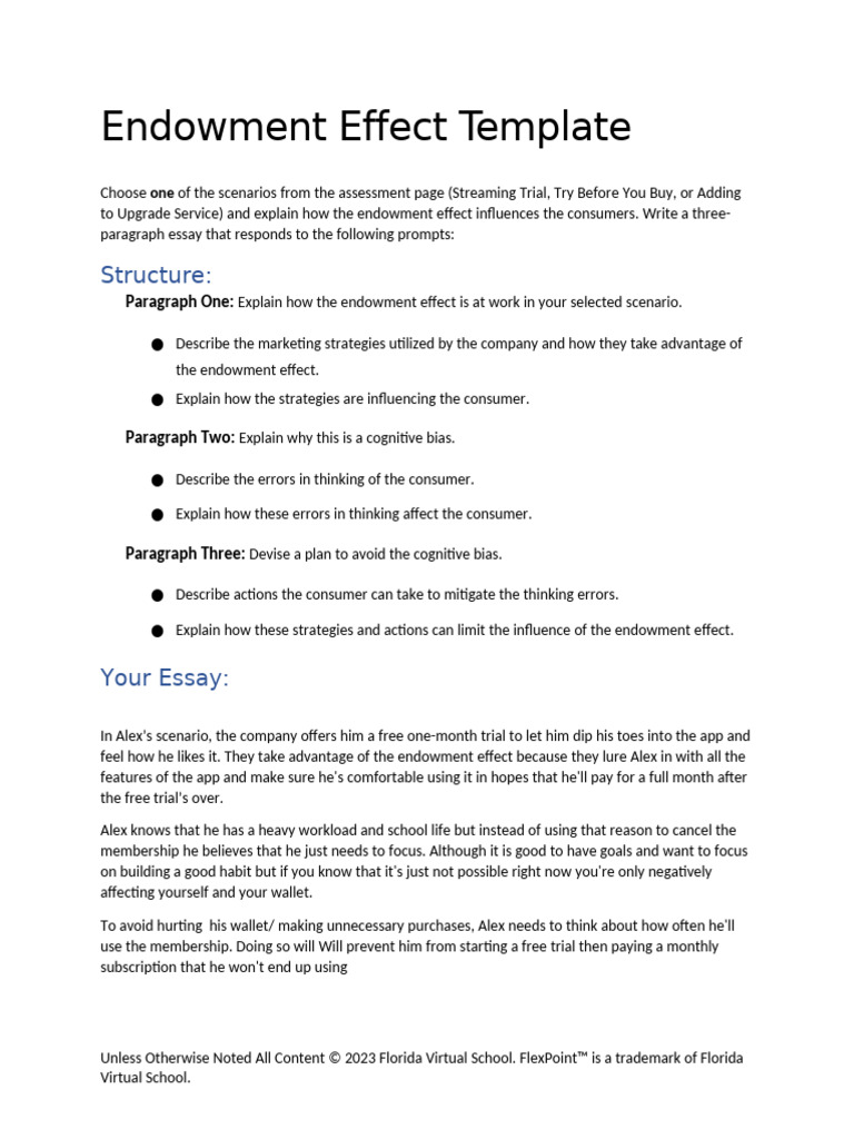 Copy of Endowment_effect | PDF