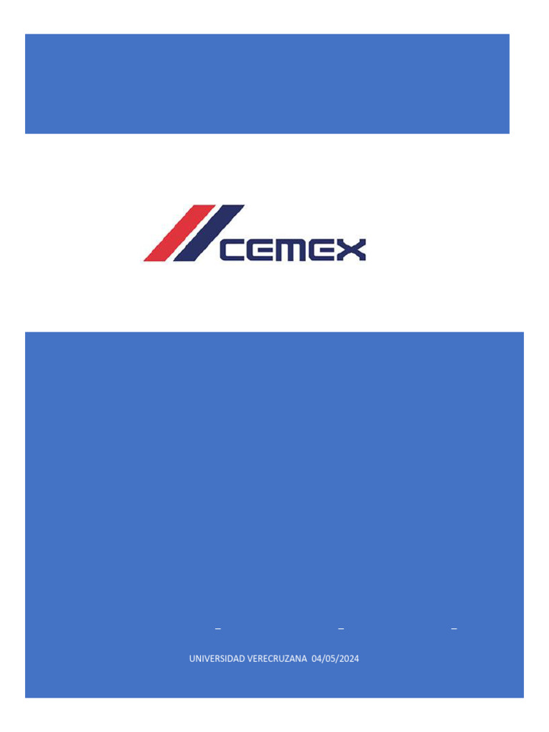 CEMEX: Innovación y Sostenibilidad en Construcción | PDF ...