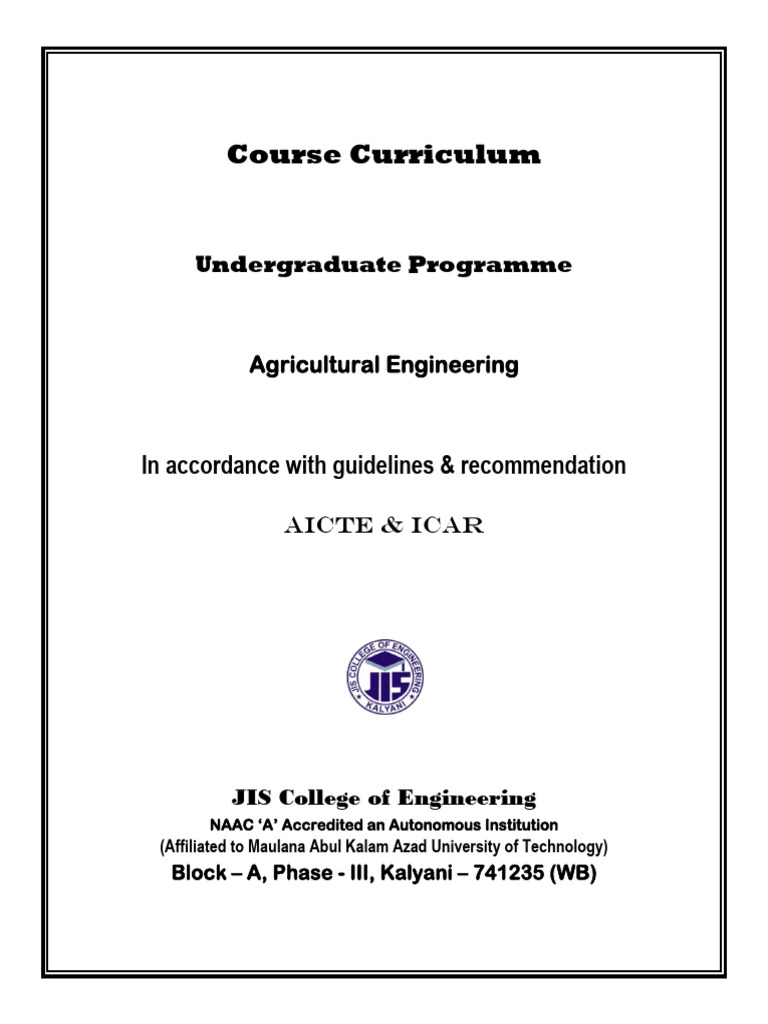 Course Curriculum & Syllabus AGE R23 JISCE 30012024 | PDF | Diffraction | Pointer (Computer ...