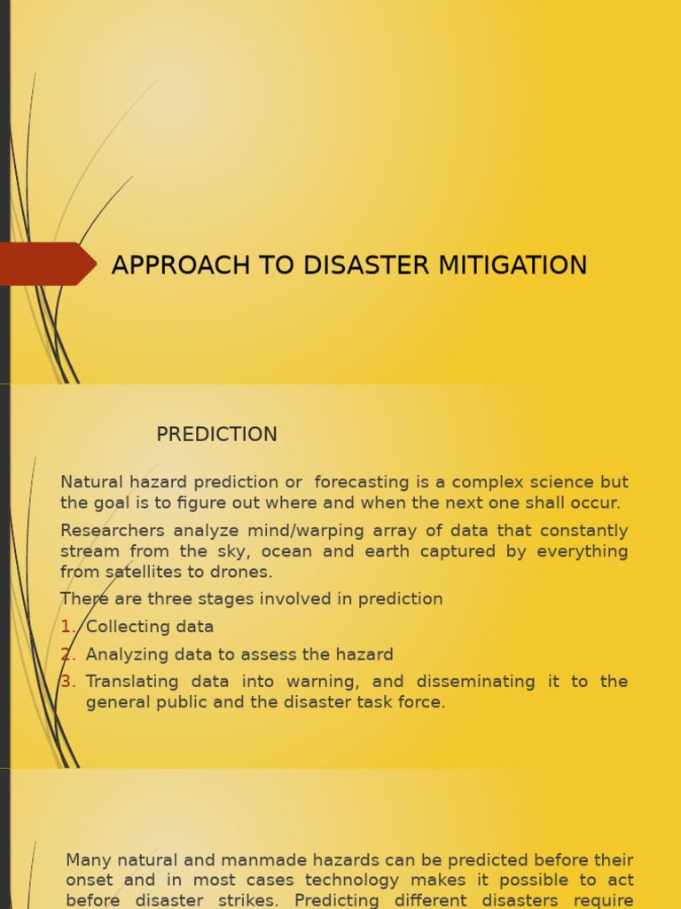 Disaster Mitigation and Prediction Strategies | PDF | Tropical Cyclones ...