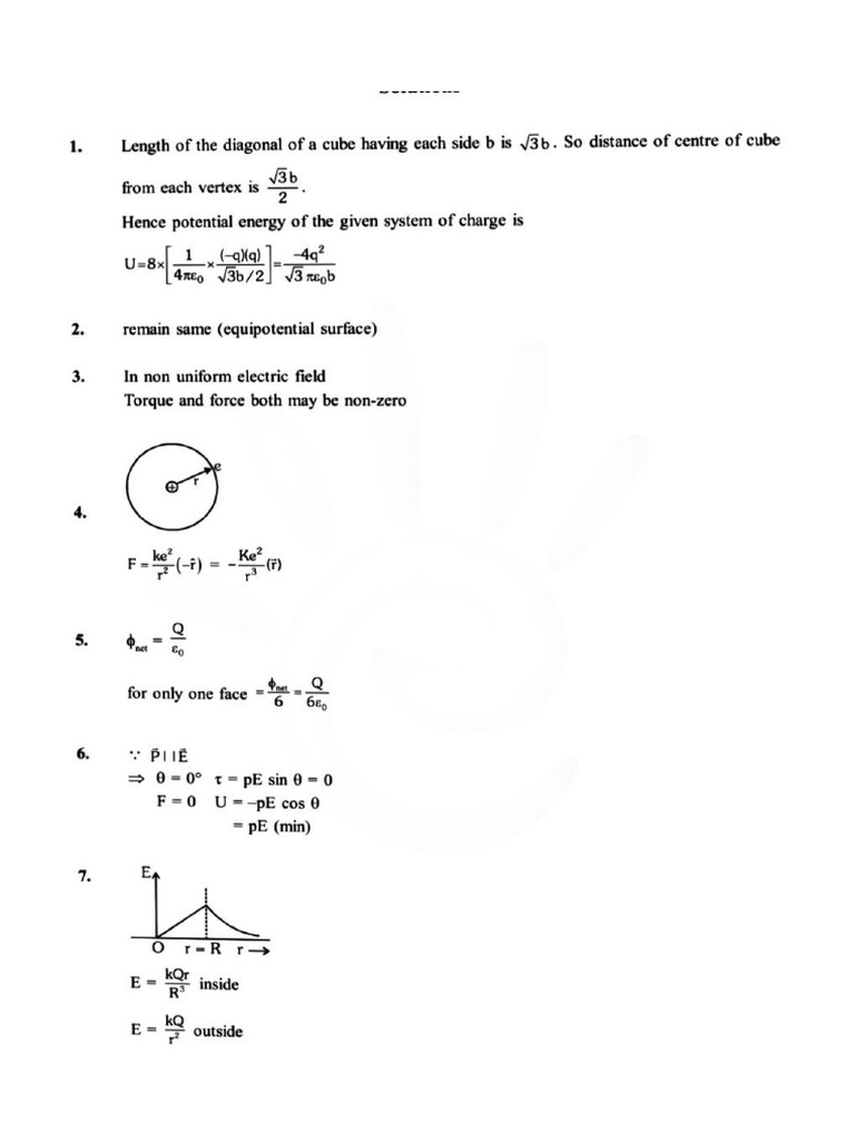 Neet Cumulative Exam Physics Solutions | PDF