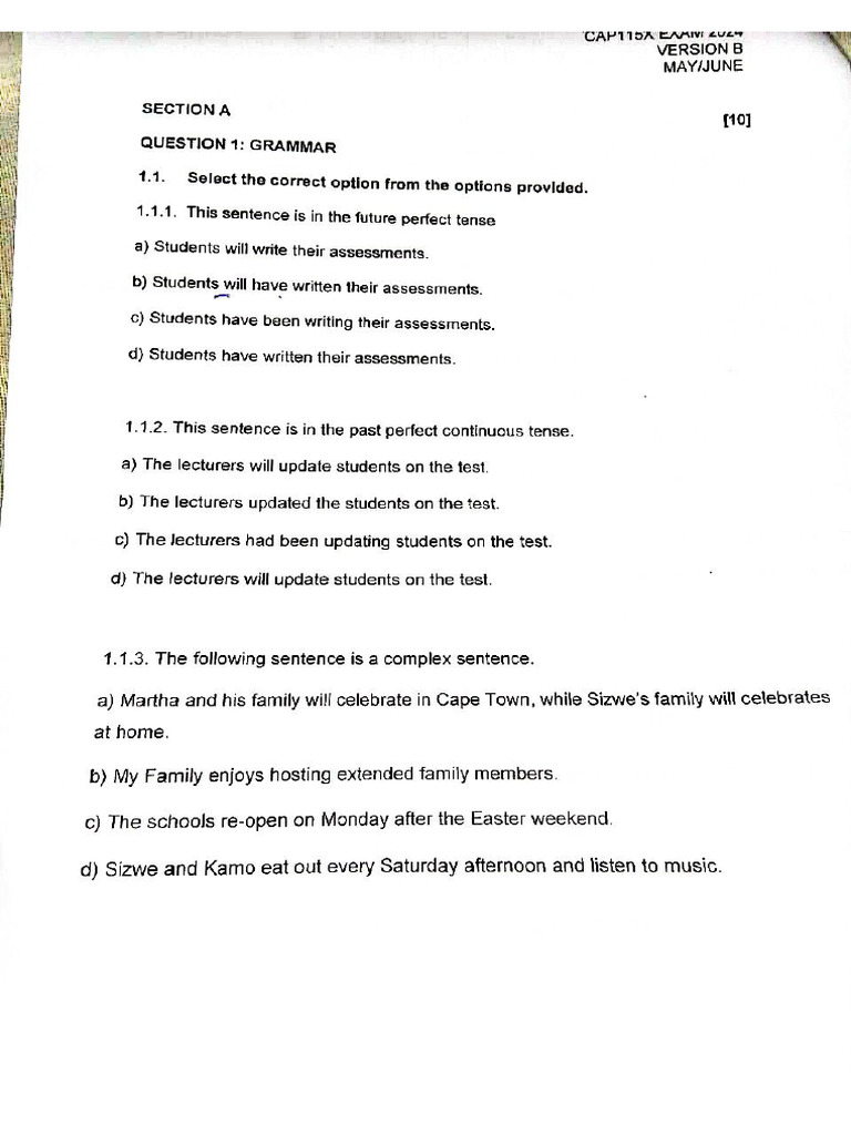 Communication Question Paper | PDF