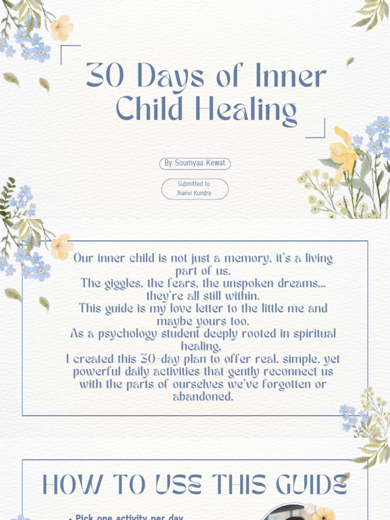 30-Day Inner Child Healing Guide | PDF