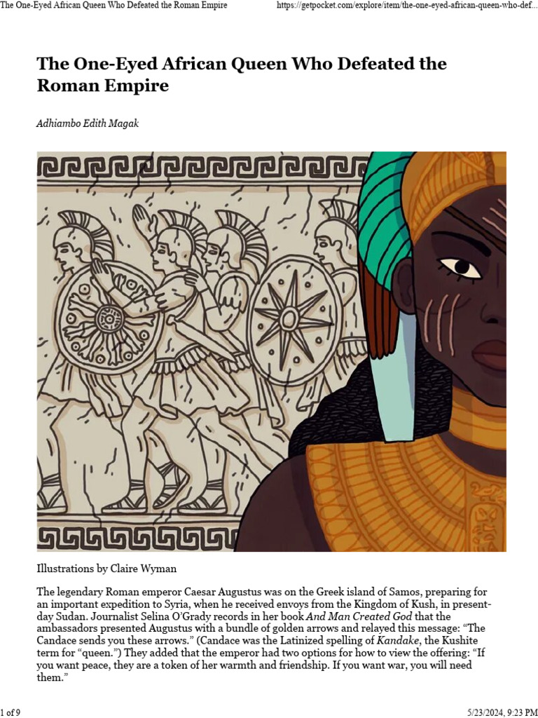 Amanirenas: The One-Eyed Warrior Queen | PDF