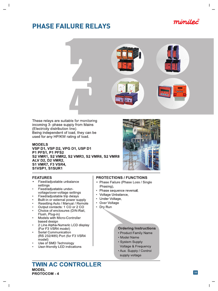 Phase Failure Relays | PDF