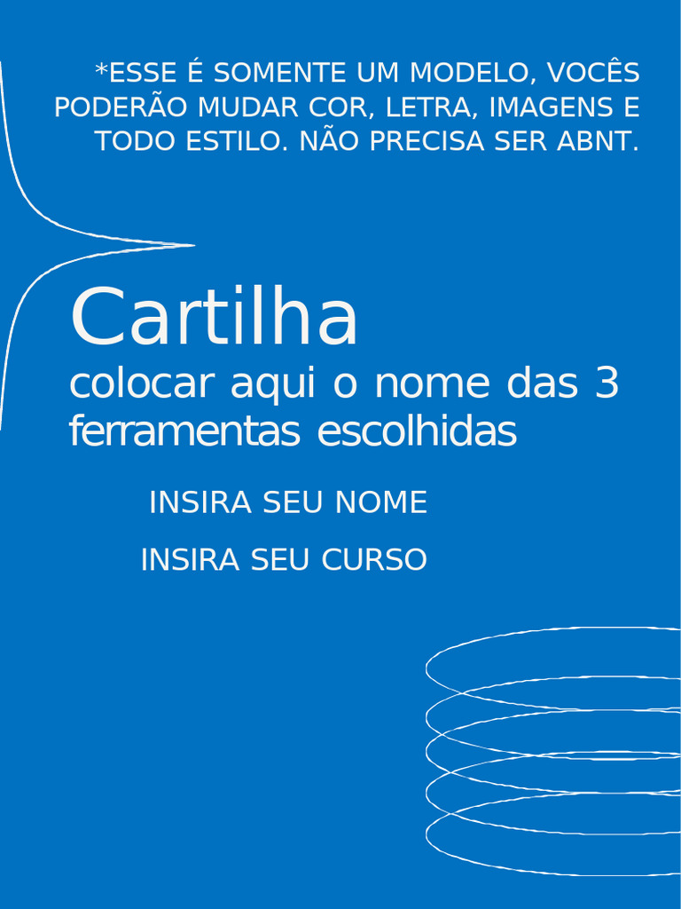 Modelo de Cartilha Digital Interativa | PDF