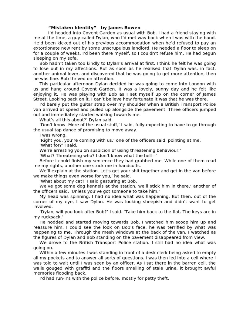Mistaken Identity | PDF