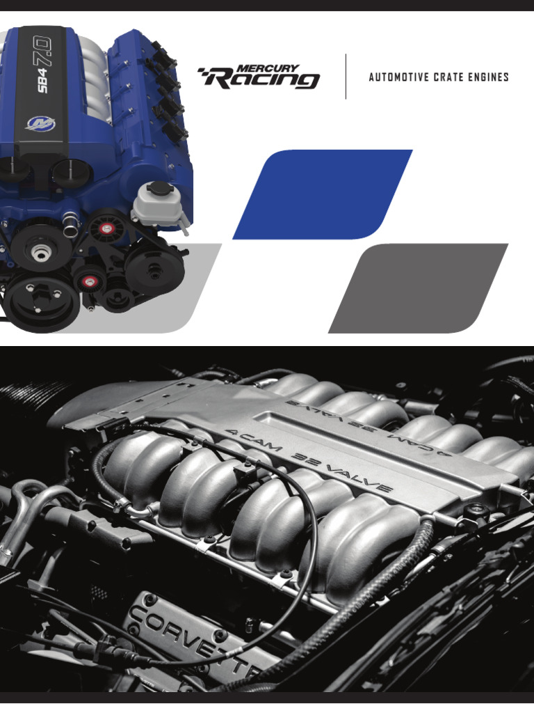 Mercury Racing SB4 Automotive Crate Engine Catalog | PDF | Vehicle ...