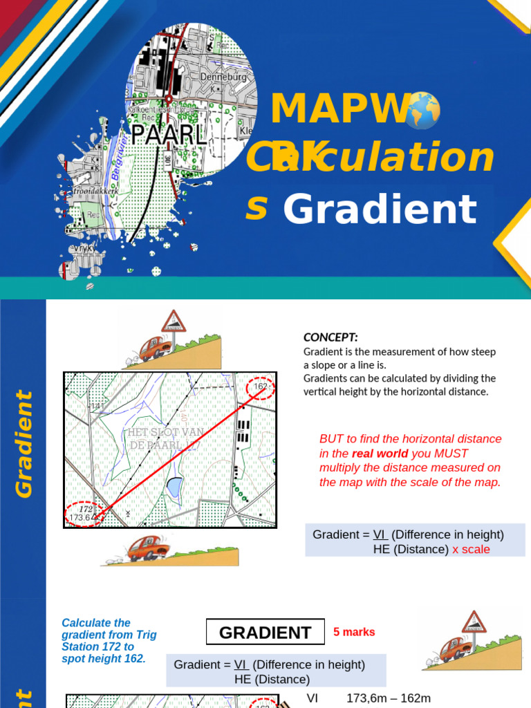 Mapwork Calculation Gradient Pdf