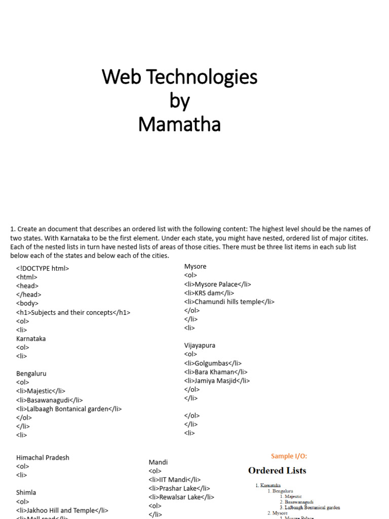 Krm Wt Class2 HTML 17feb2024 PDF | PDF | Html | Meal