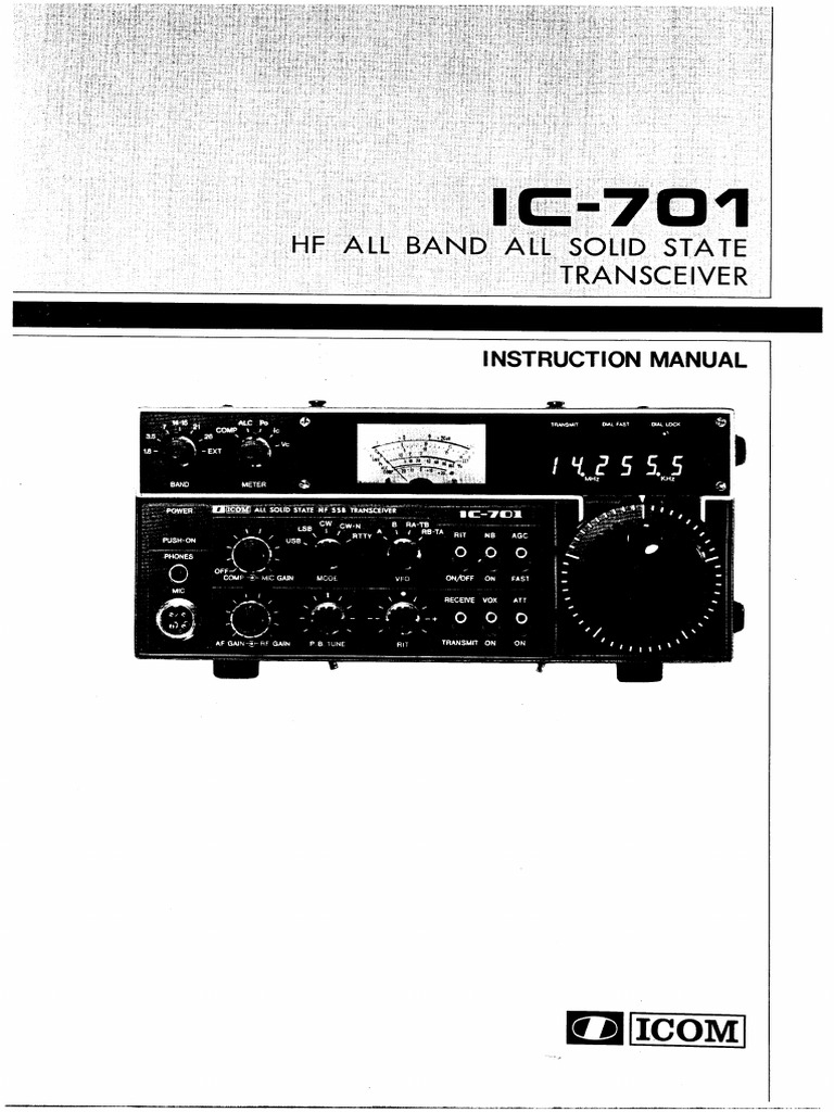 IC-701 User | PDF
