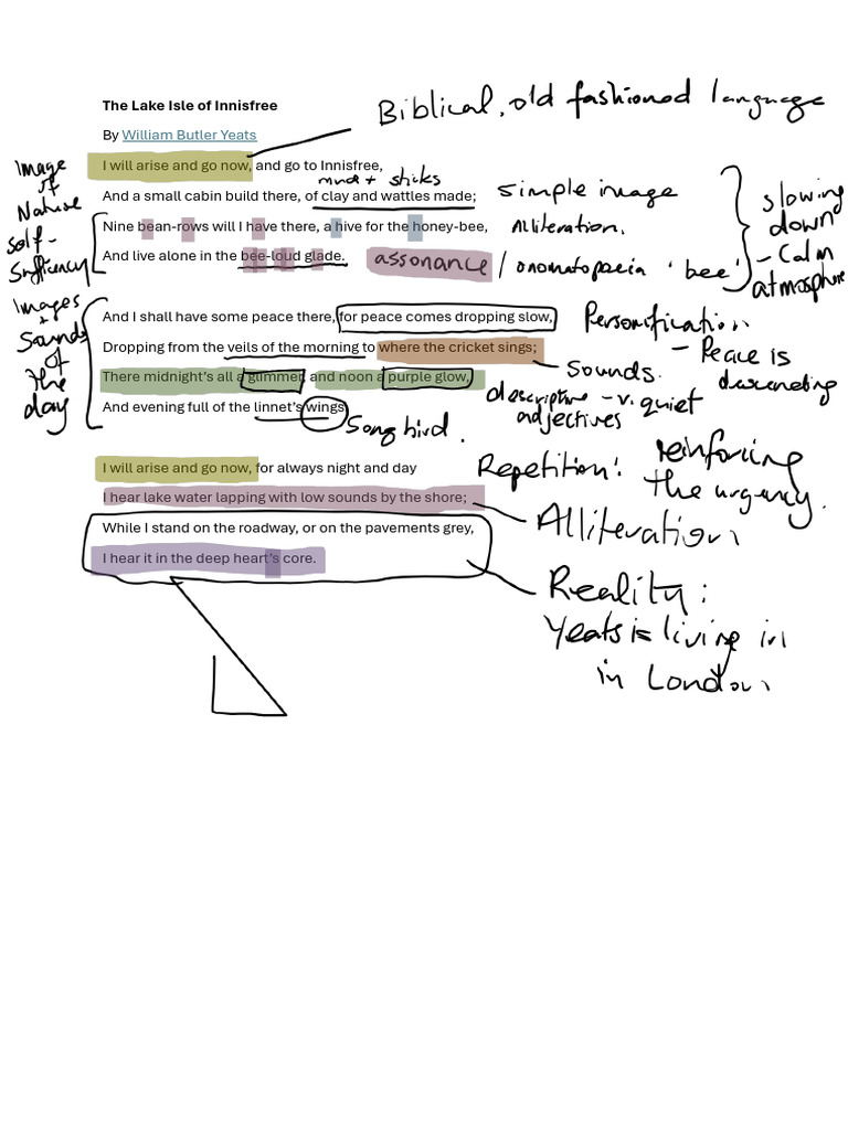 Innisfree: A Poetic Retreat | PDF