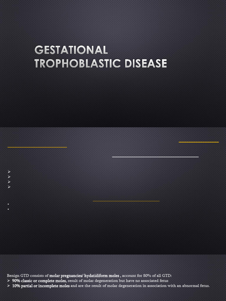 Understanding Gestational Trophoblastic Disease | PDF | Human Chorionic ...
