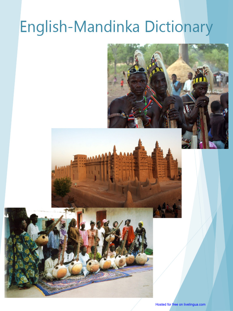 English-Mandinka Vocabulary Guide | PDF