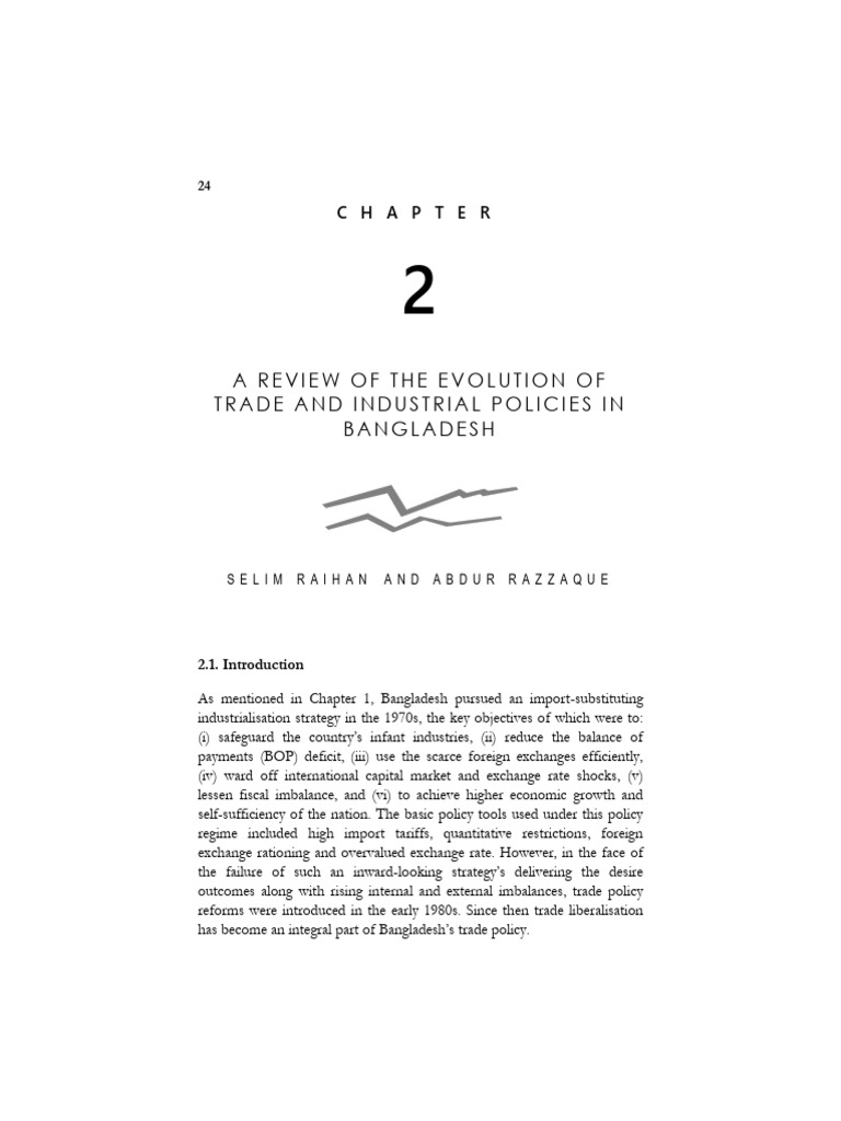 Selim Raihan - Trade Policy in Bangladesh | PDF | Tariff | Taxes