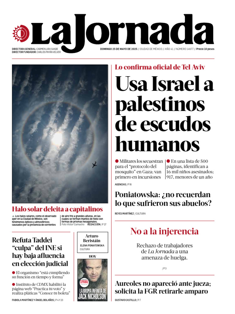 La Jor Nada 25052025 PDF | PDF | Donald Trump | Gobierno americano