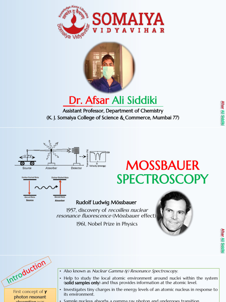 Mossbauer Spectroscopy 02 | PDF | Gamma Ray | Physics