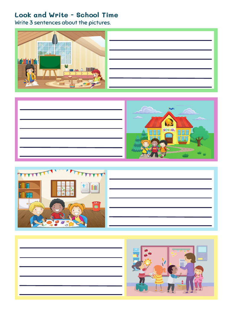 Writing School Time | PDF