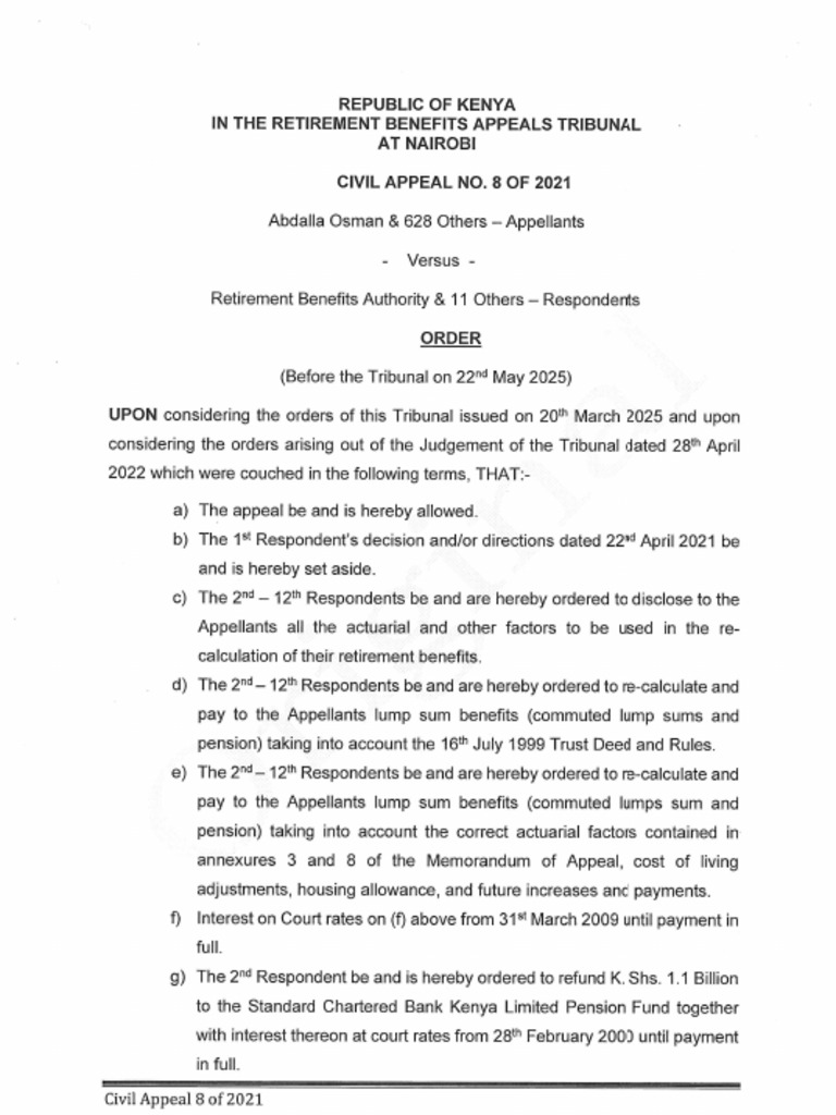 Final Order - Rbat 8 of 2021 | PDF