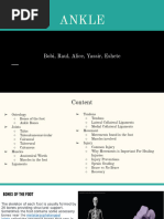 Foot and Ankle Anatomy Labeling Lab | PDF | Foot | Ankle