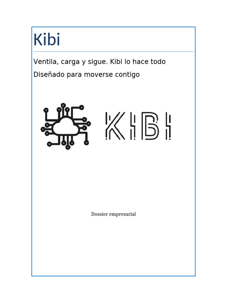 Dossier_Kibi | PDF | Aluminio | Ordenador portátil