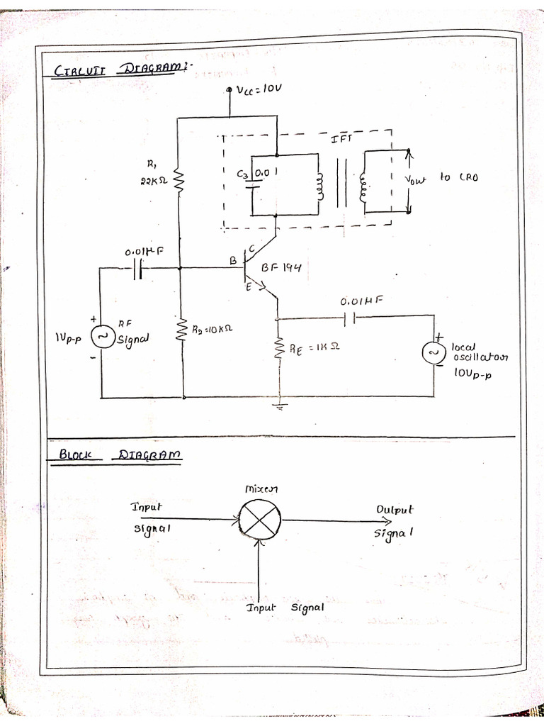 6.bjt-Fet Mixer Circuit | PDF