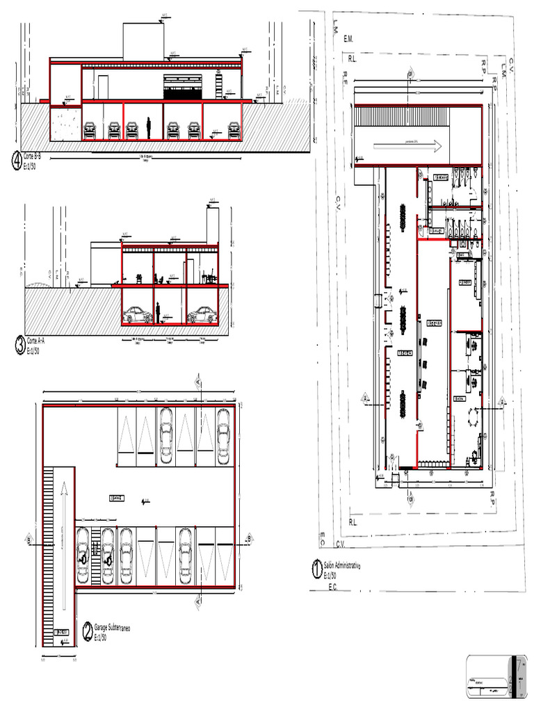 Architectural Plans and Sections Overview | PDF