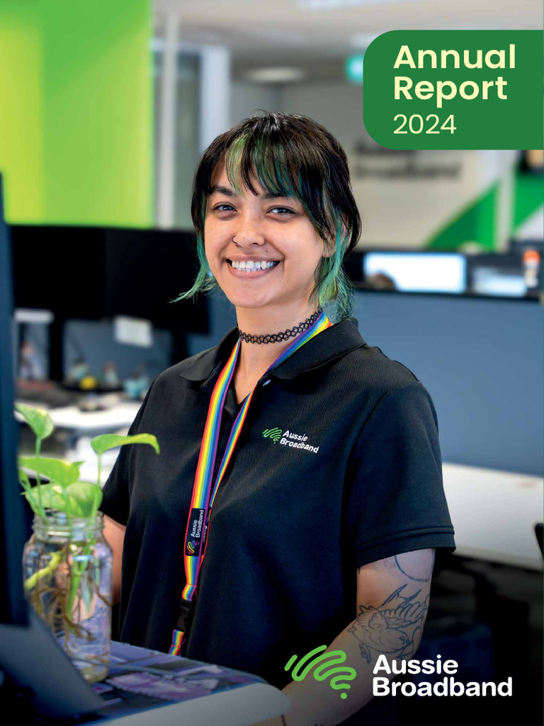 Aussie Broadband Annual Report 2024 | PDF | Business
