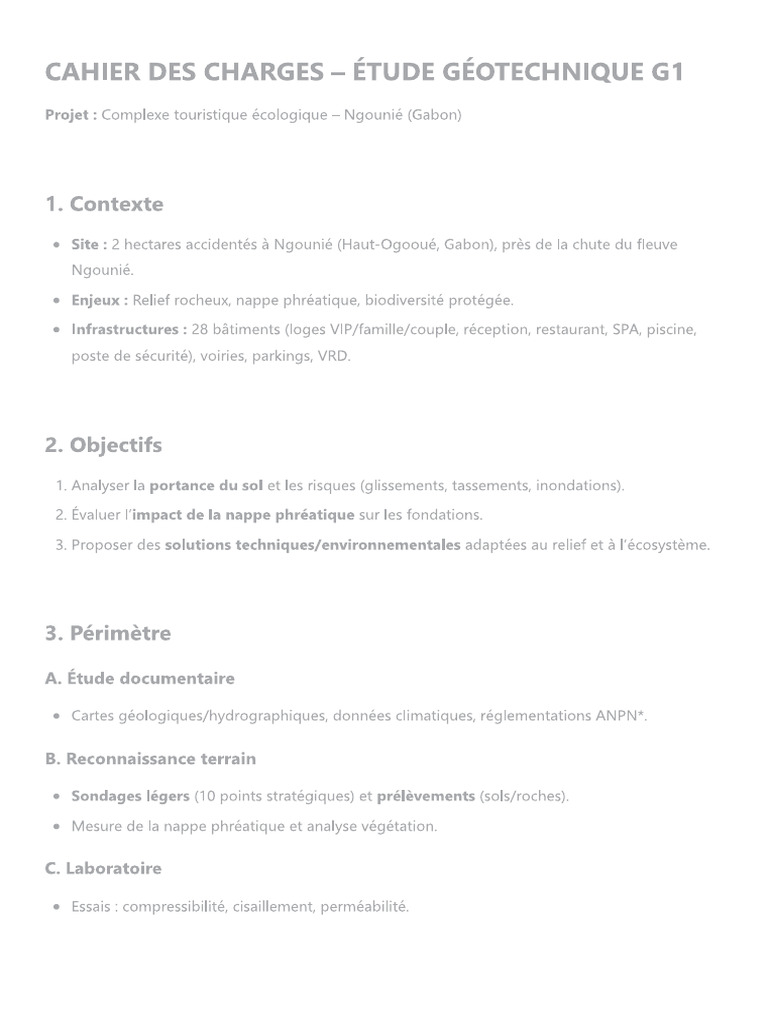 Cahier de Charges | PDF