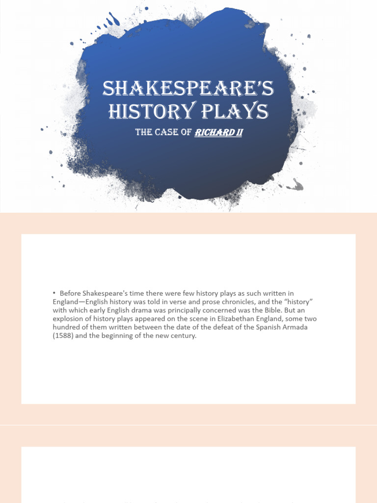 Shakespeare's Richard II: A Historical Analysis | PDF | Shakespearean ...