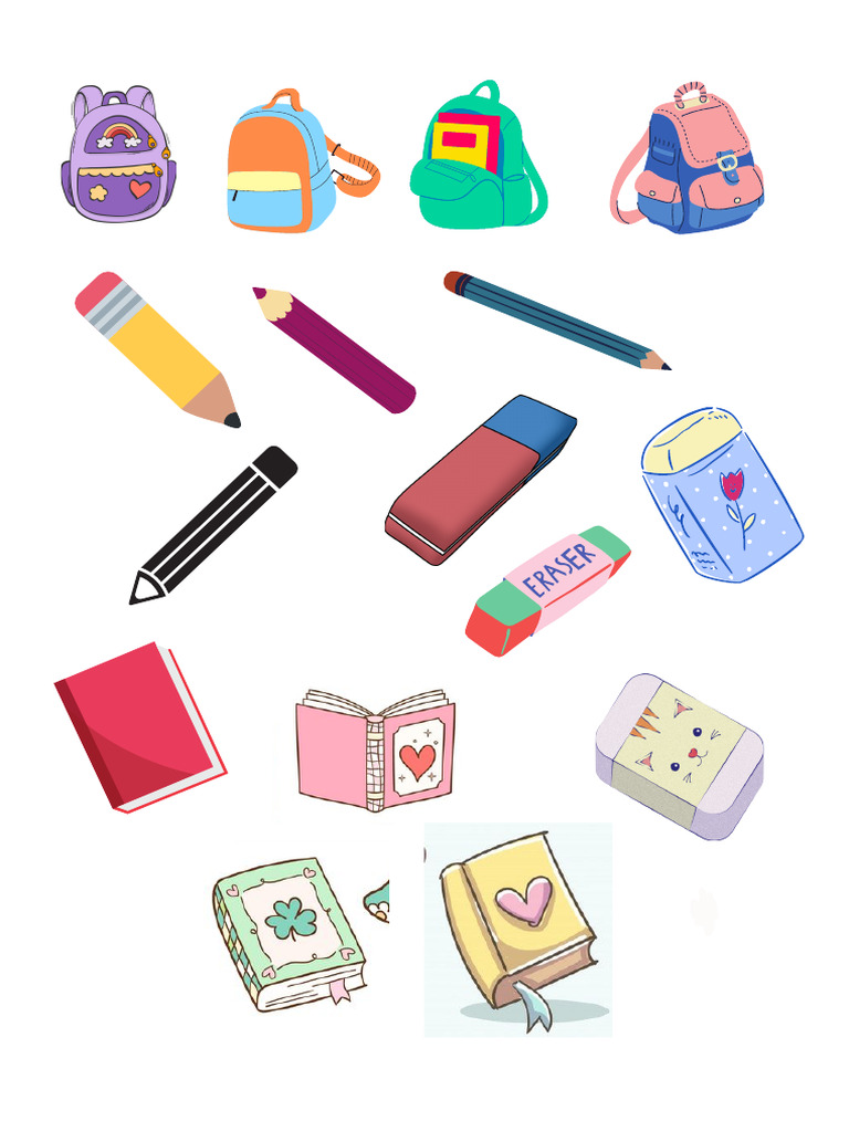 School Objects 1 | PDF