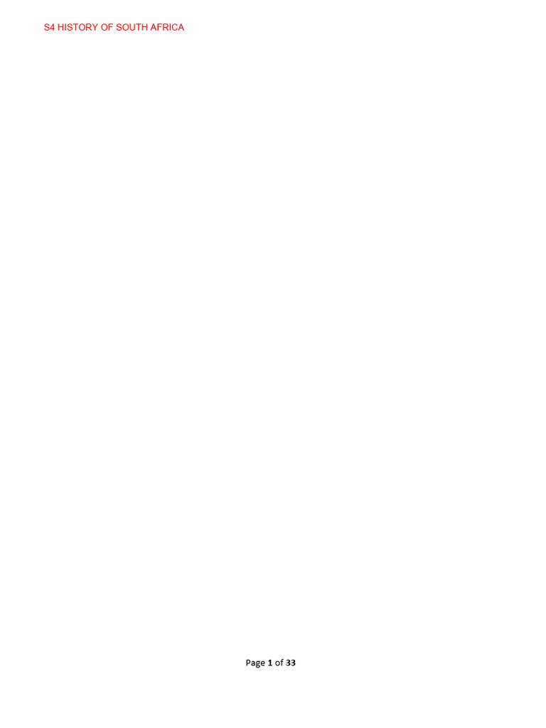 Apartheid Policy in South Africa s4 Notes | PDF | Apartheid | African ...