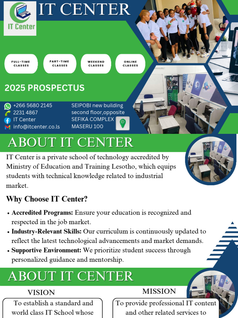 2025 Prospectus - It Center (1) | PDF | Computer Network | Web Development