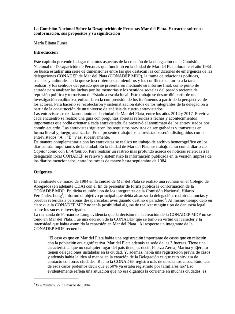 CAP LIBRO Funes Eliana Julio2019 | PDF | Verdad | Derechos humanos