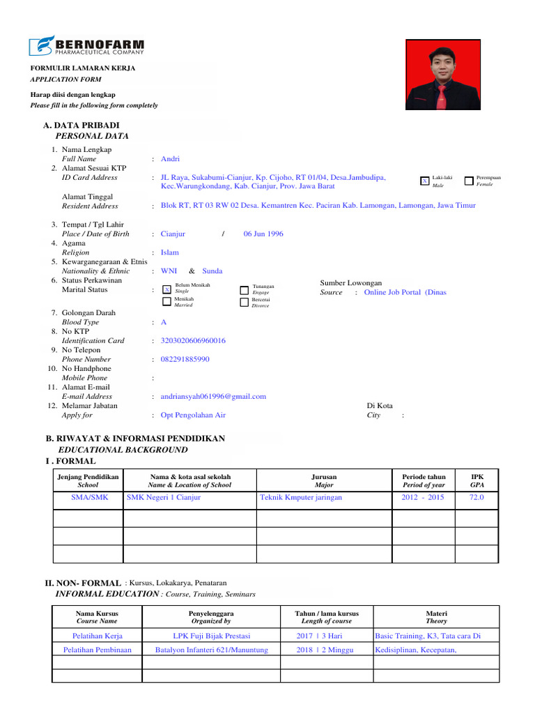 Print Formulir | PDF