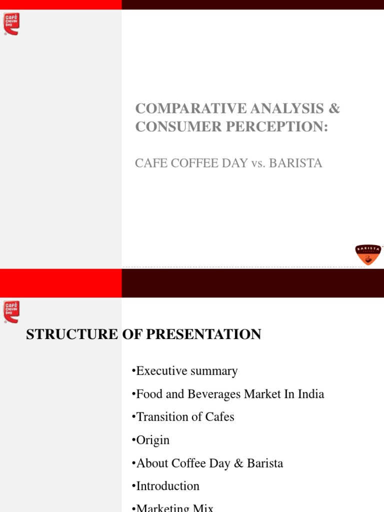 Cafe Coffee Day vs. Barista Analysis | PDF