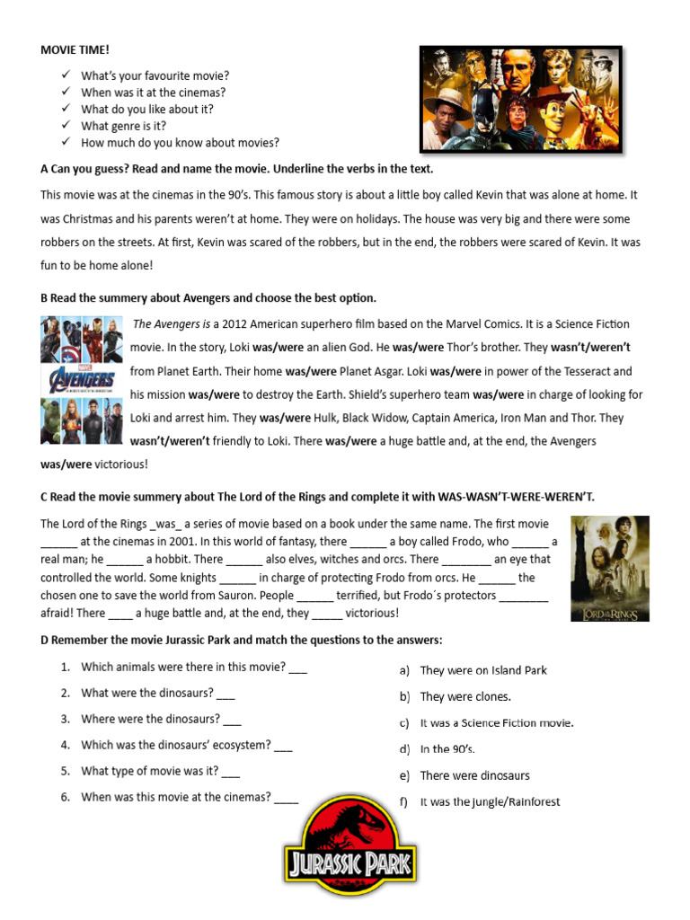 Movie Time Was Were Movie Reviews | PDF