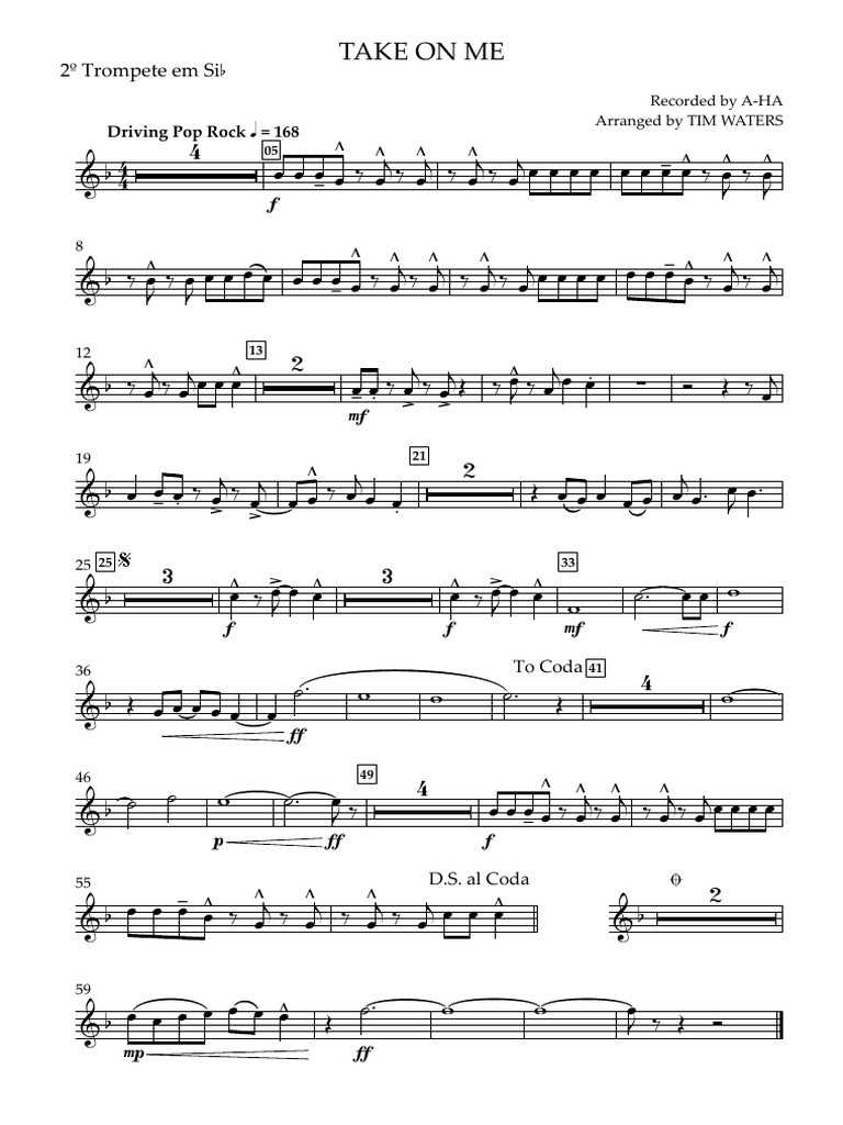 Take On Me - 2º Trompete em Sib | PDF