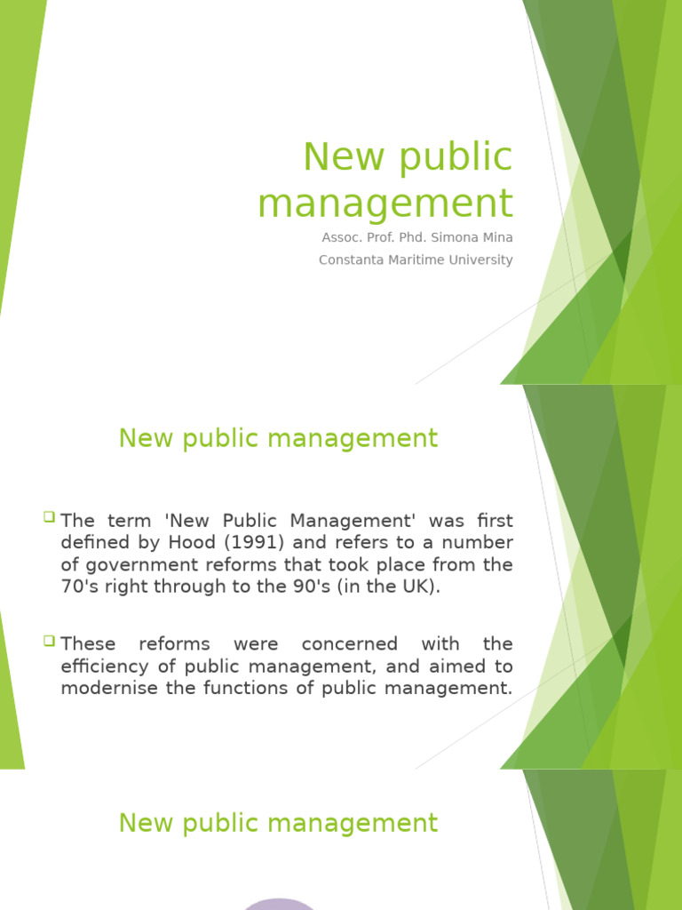 New Public Management | PDF | Risk | Governance