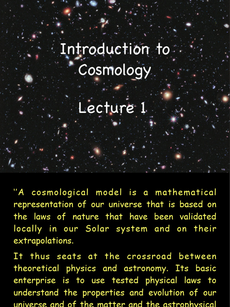Introduction To Cosmology | PDF