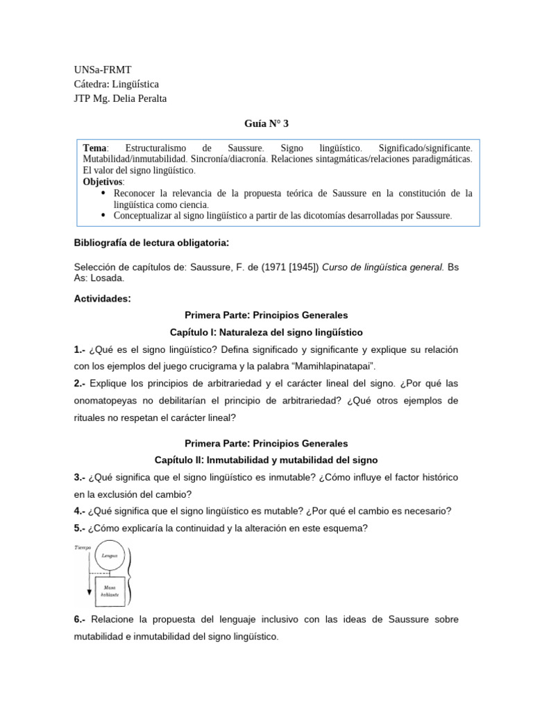 TP3. Lingüística. 2025 | PDF | Lingüística | Comunicación humana