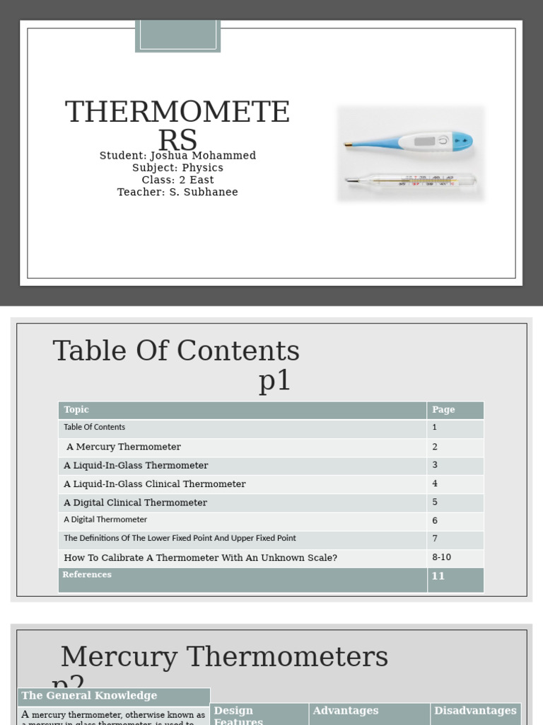 Physics Thermometer Assignment | PDF | Thermometer | Temperature