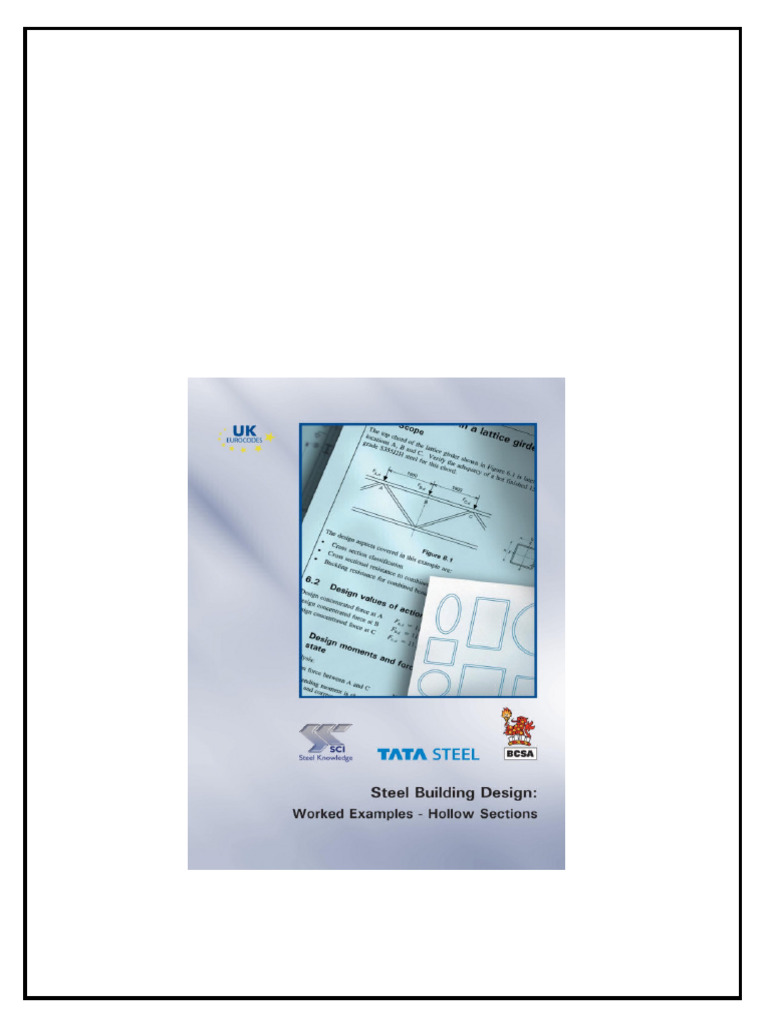 P374 Steel Building Design Worked Examples Hollow Section M E Brettle ...