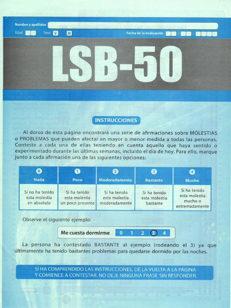 Cuadernillo LSB-50 | PDF