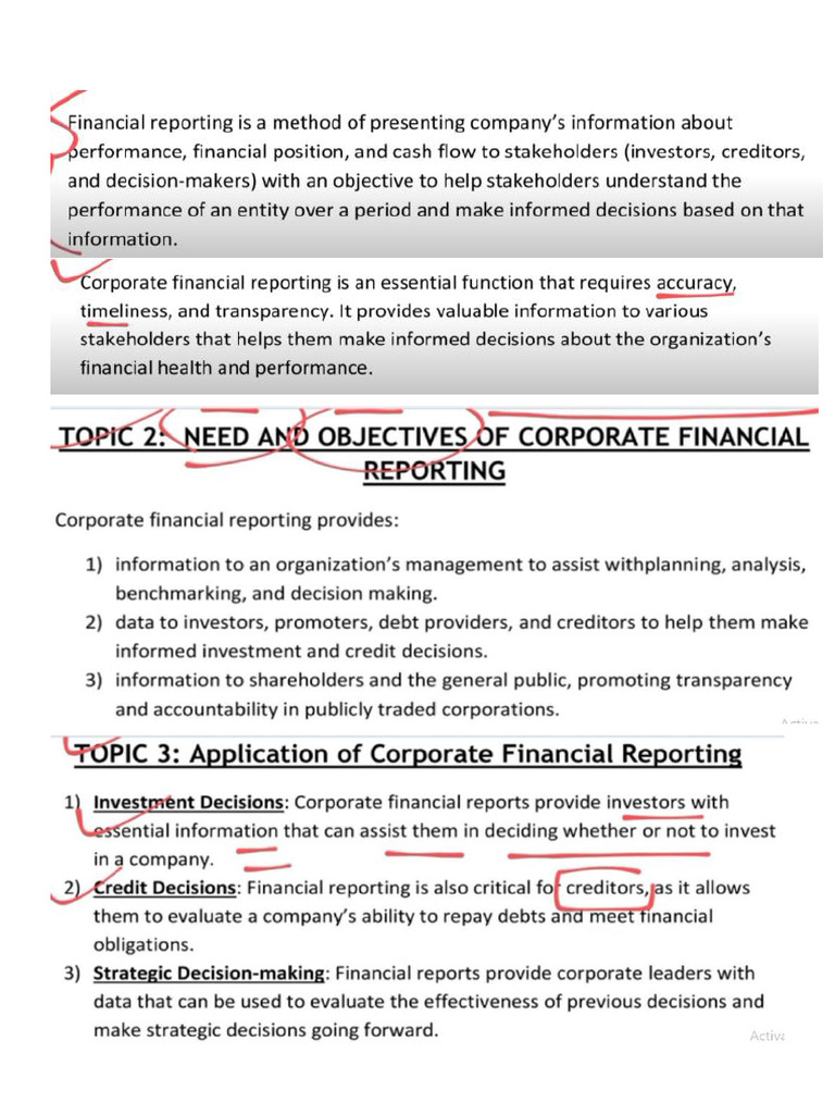 Corporate Financial Reporting | PDF