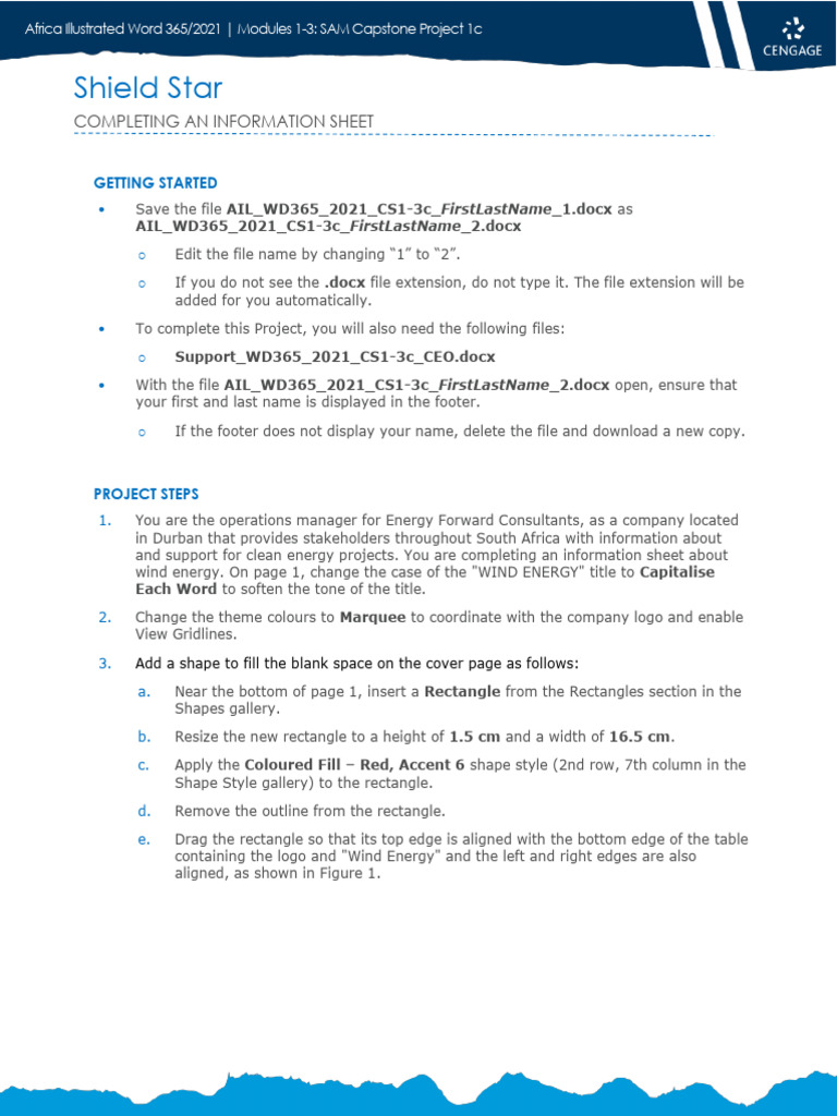 Instructions AIL WD365 2021 CS1-3c | PDF | Paragraph | Typefaces