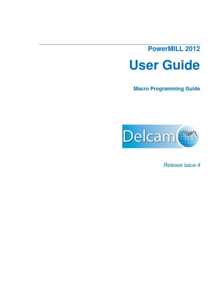 Powermill 2012 Macro Programming Guide R4 Pdf Parameter Computer Programming Subroutine 3804