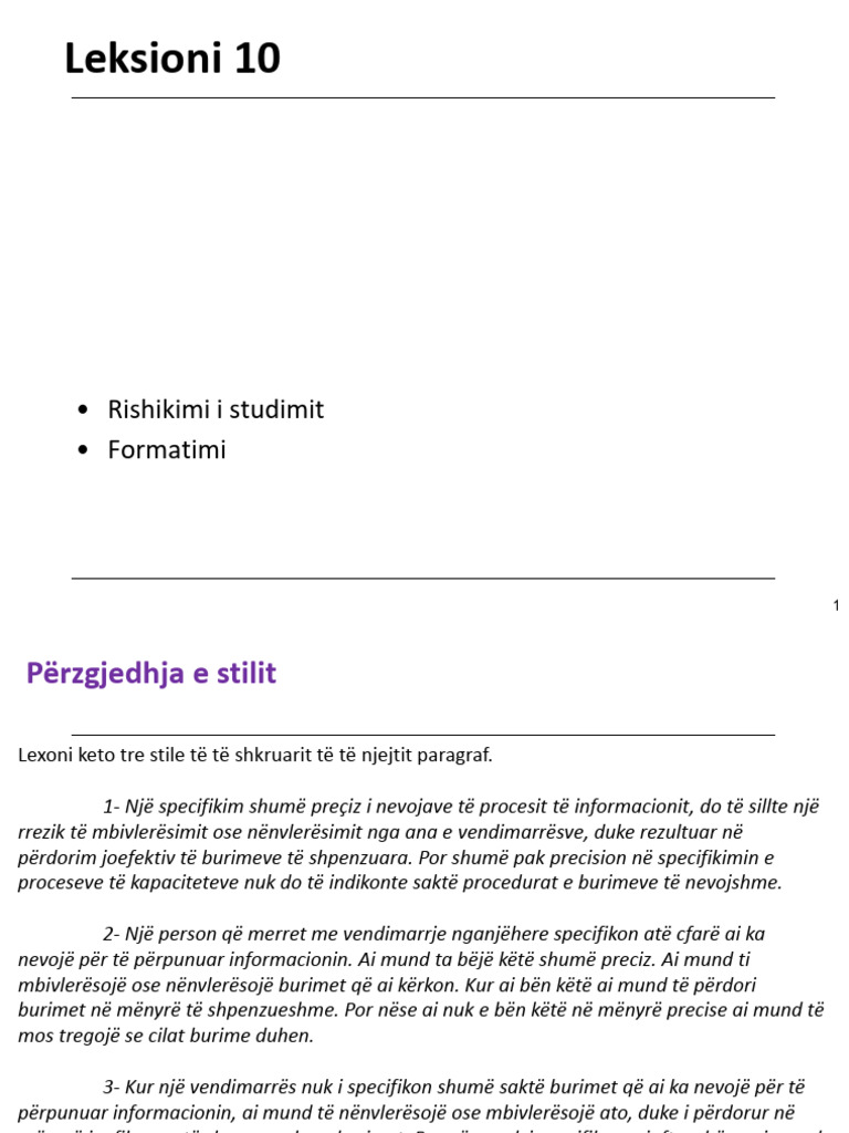 Leksion 10 8564 | PDF